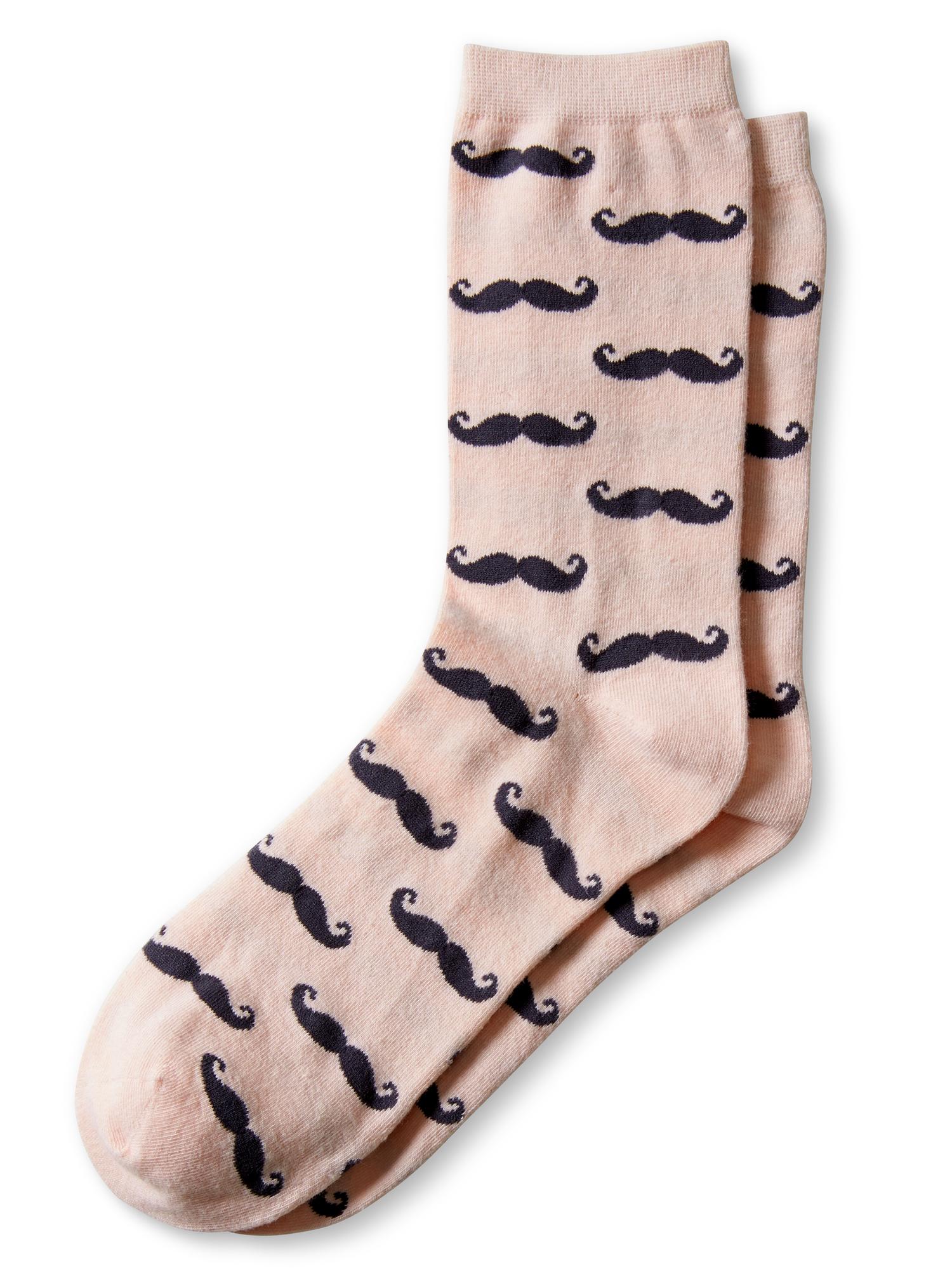 Mustache Sock | Banana Republic