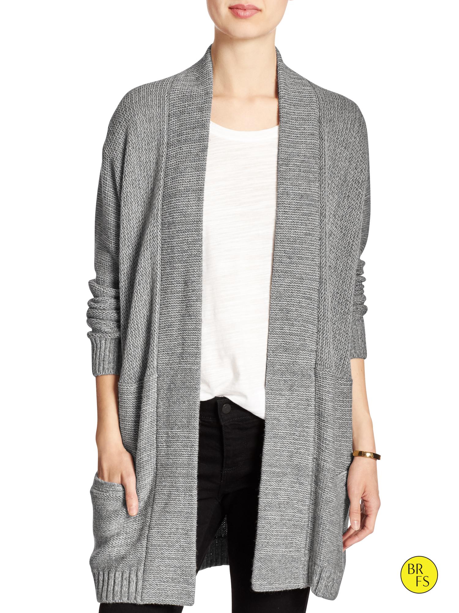Factory Marled Pocket Cardigan | Banana Republic