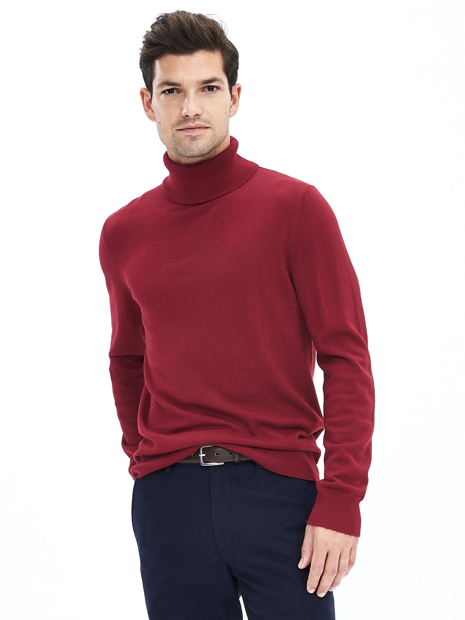 Extra-Fine Merino Wool Turtleneck | Banana Republic
