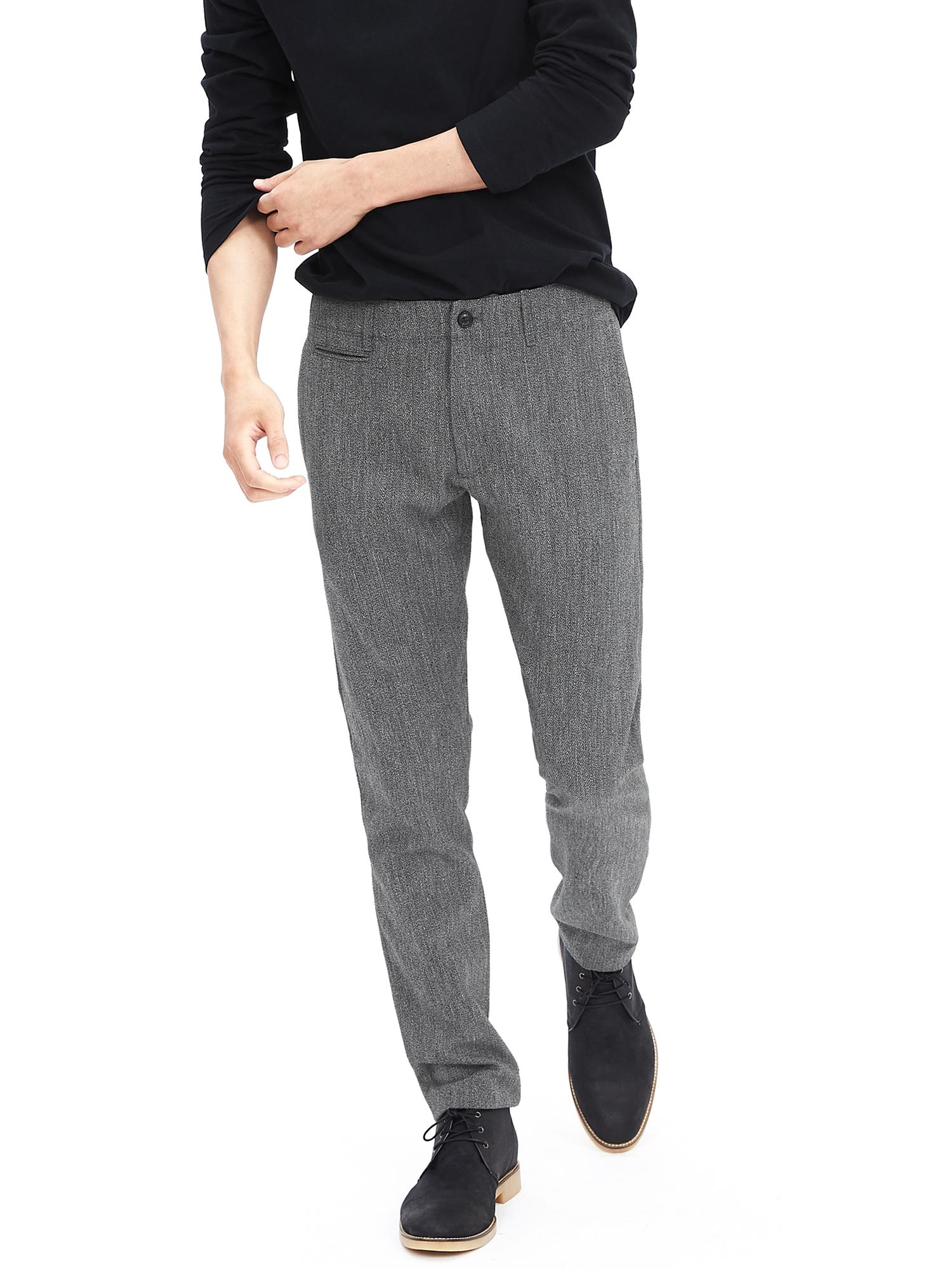 Heritage Wool/Cotton Pant | Banana Republic