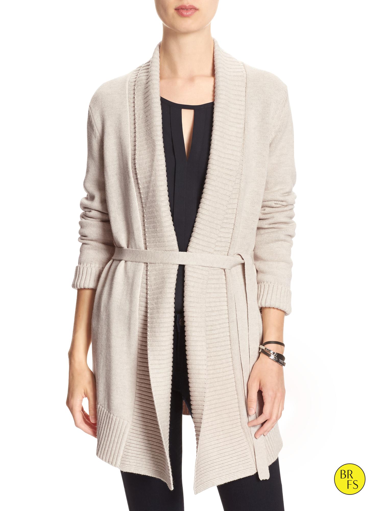 Factory Draped Cardigan | Banana Republic