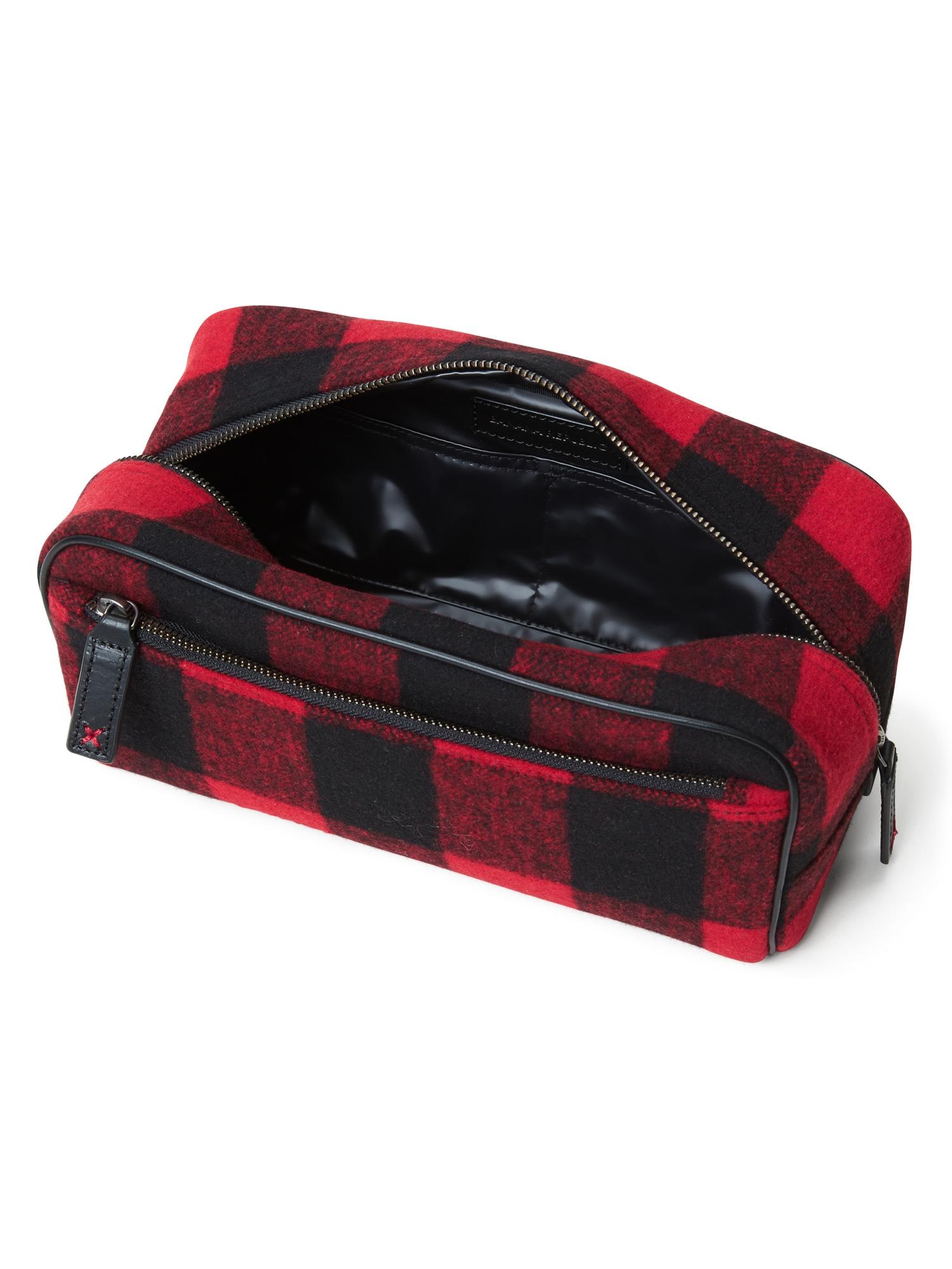 Buffalo Check Travel Kit | Banana Republic