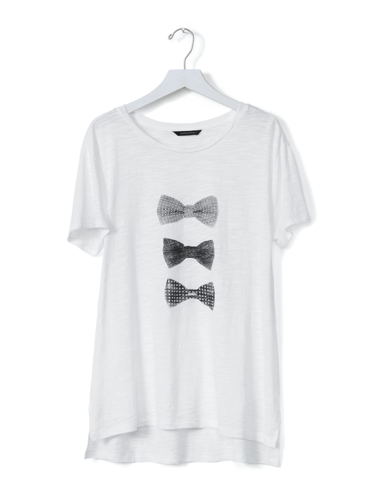 Bow Tie Graphic Tee | Banana Republic