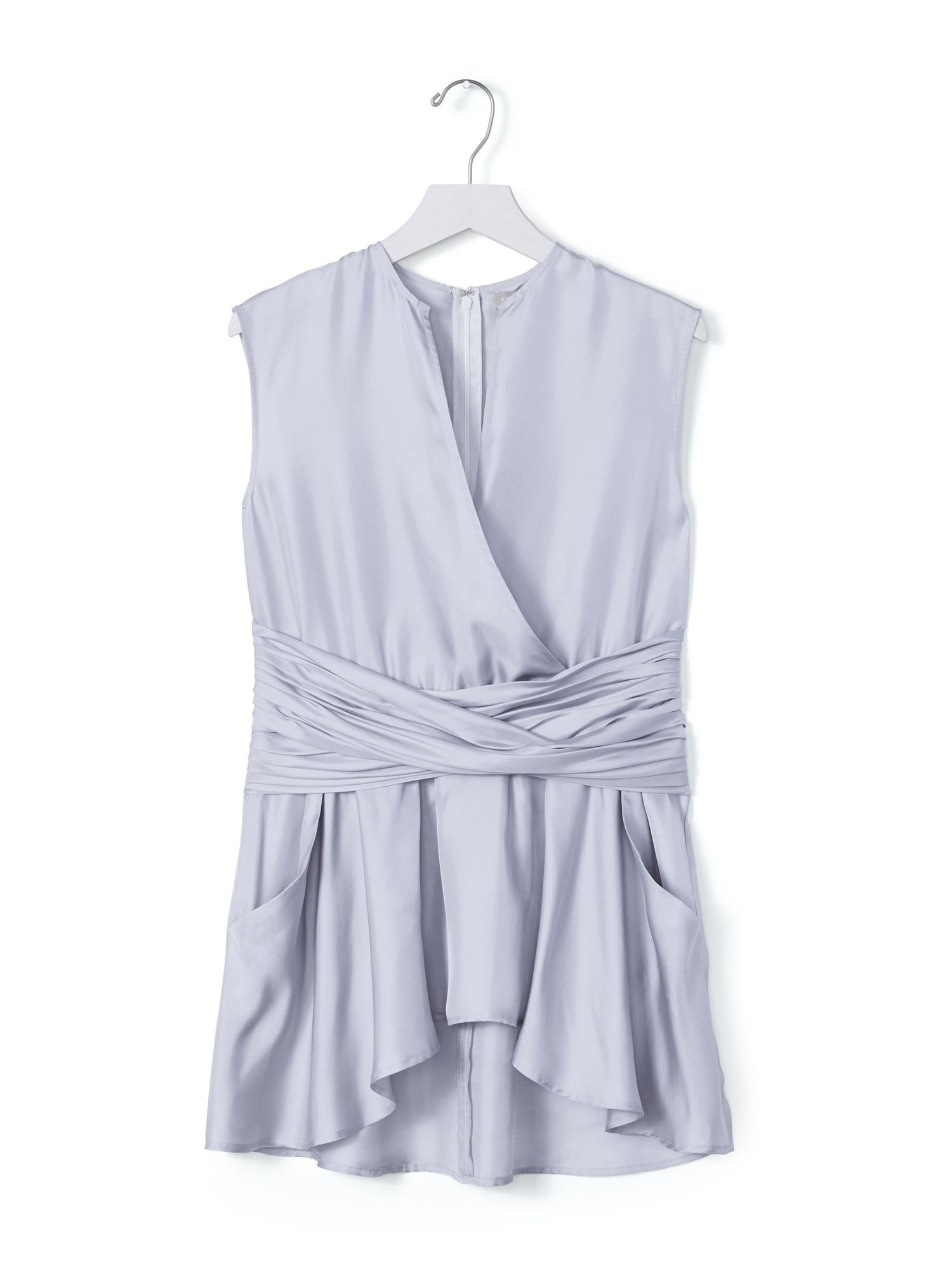 BR Monogram Silk Cummerbund Tank | Banana Republic