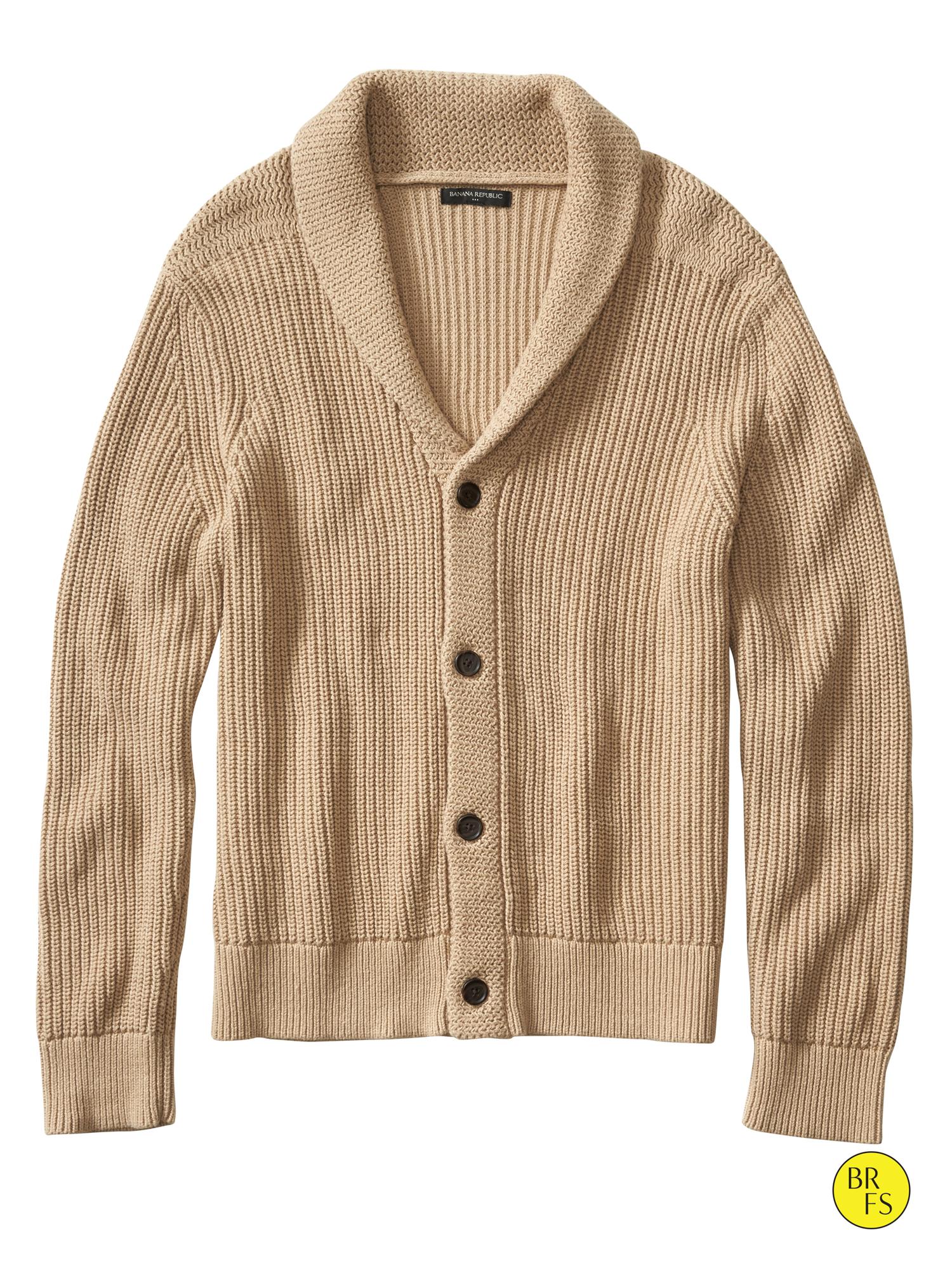 Factory Shawl-Collar Cardigan | Banana Republic