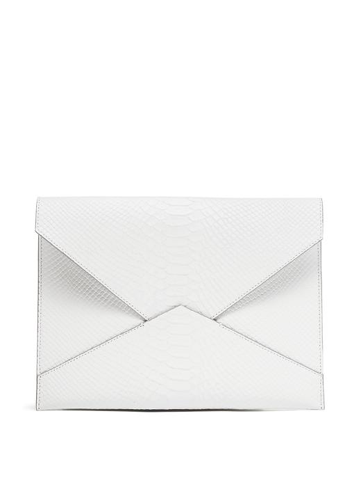 Snake Envelope Clutch | Banana Republic