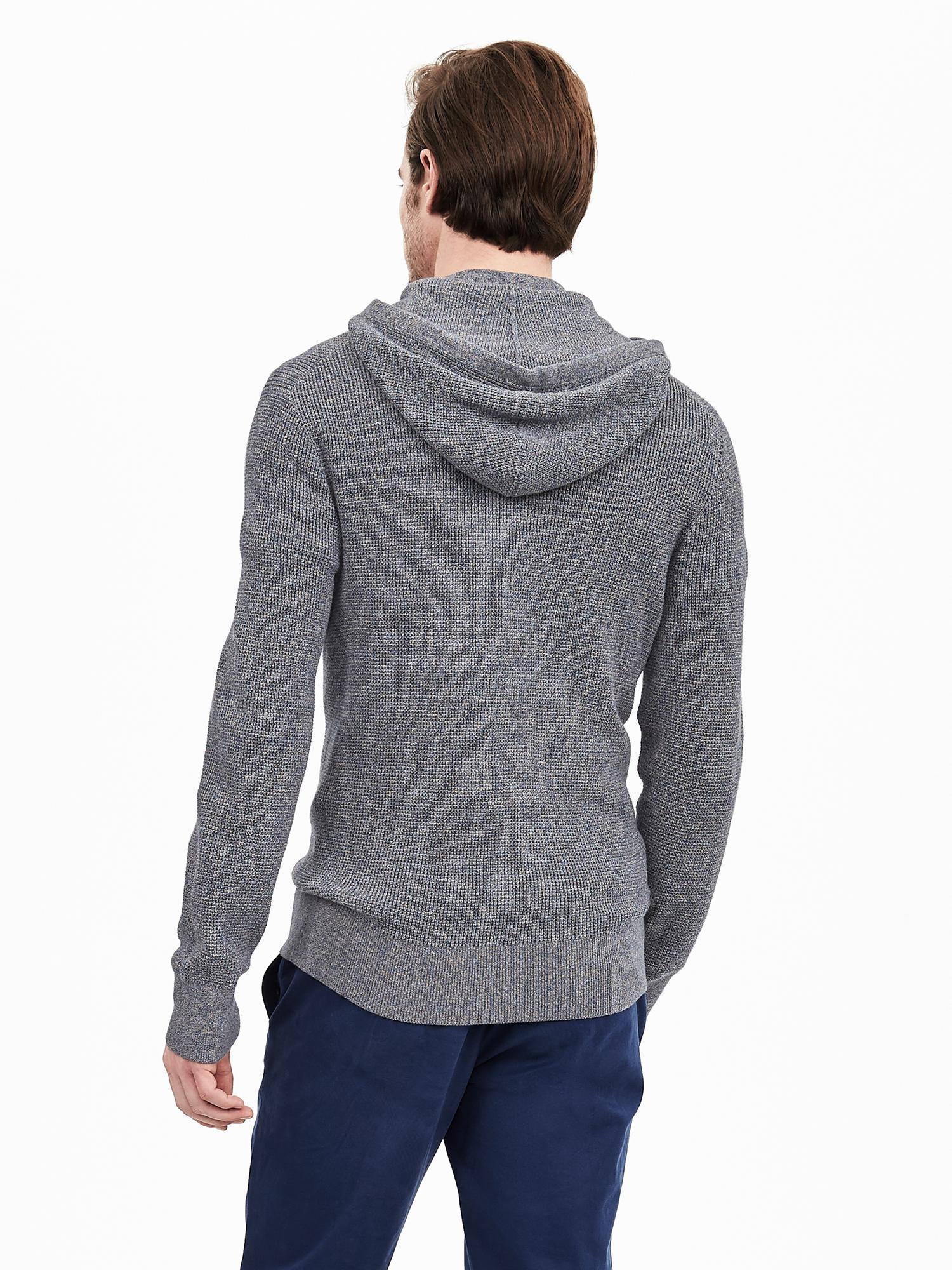 Textured Cotton Hoodie | Banana Republic