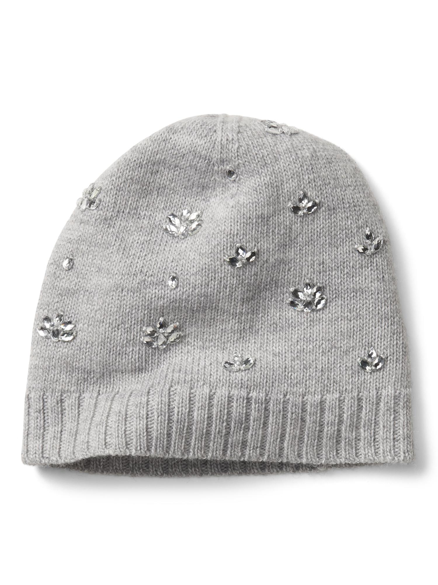 Italian Merino Wool Blend Embellished Hat | Banana Republic