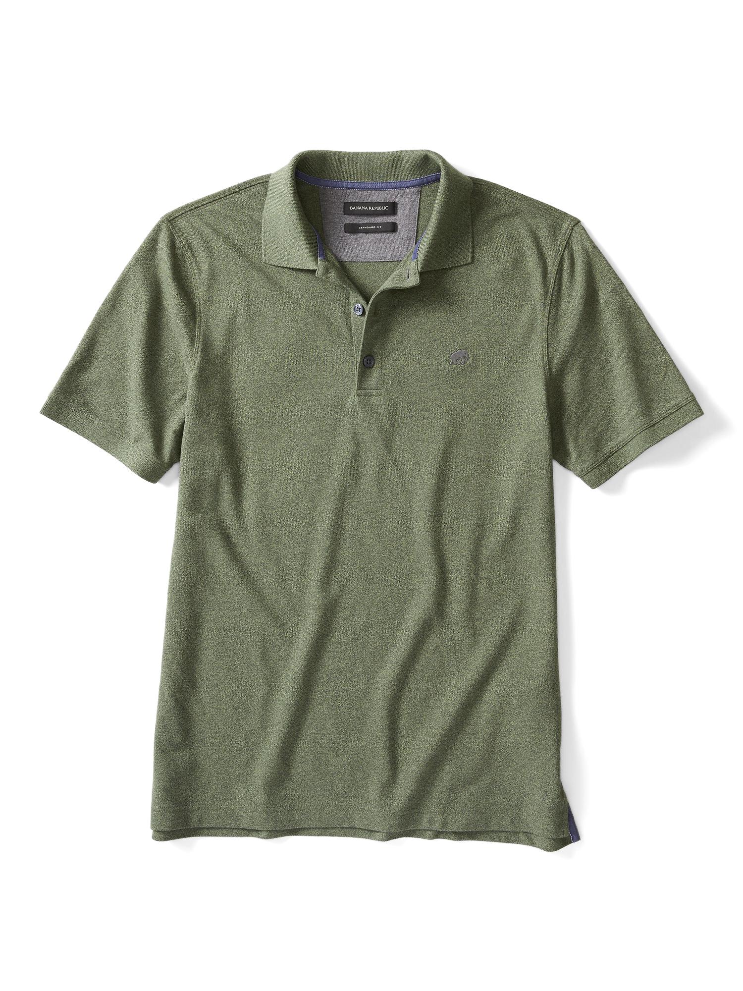 Solid Pique Polo | Banana Republic