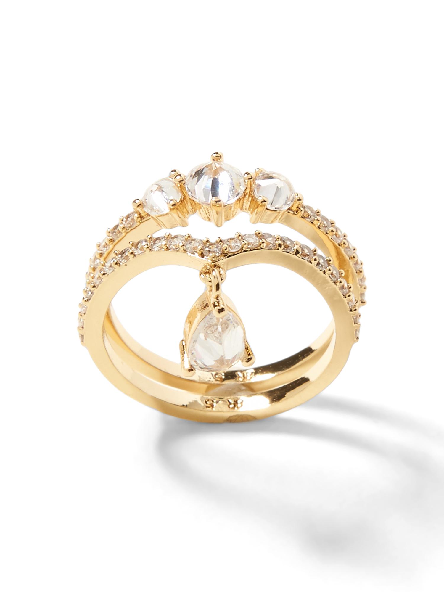 Ice Cut Stack Ring | Banana Republic