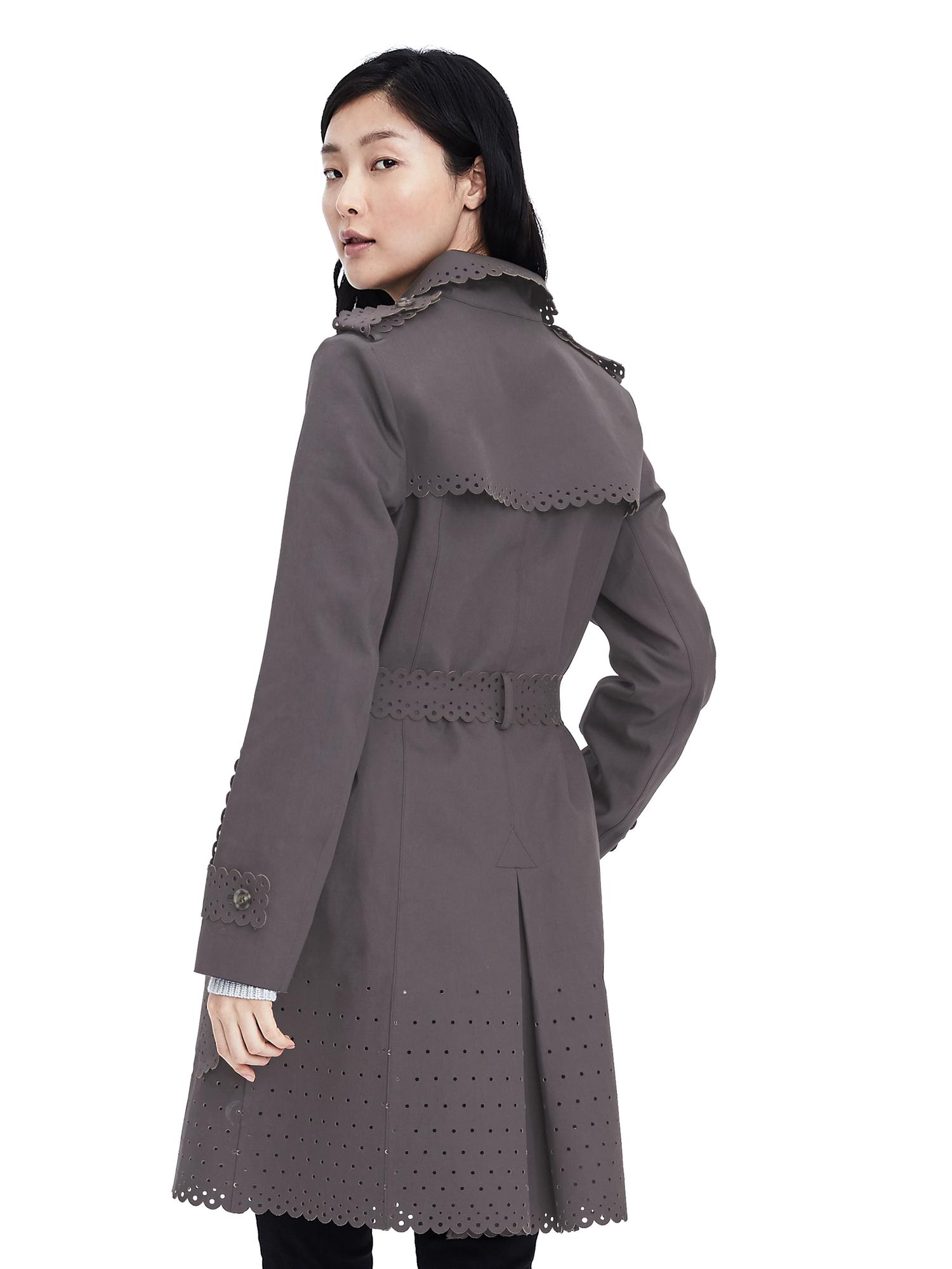 Eyelet Trench Coat | Banana Republic
