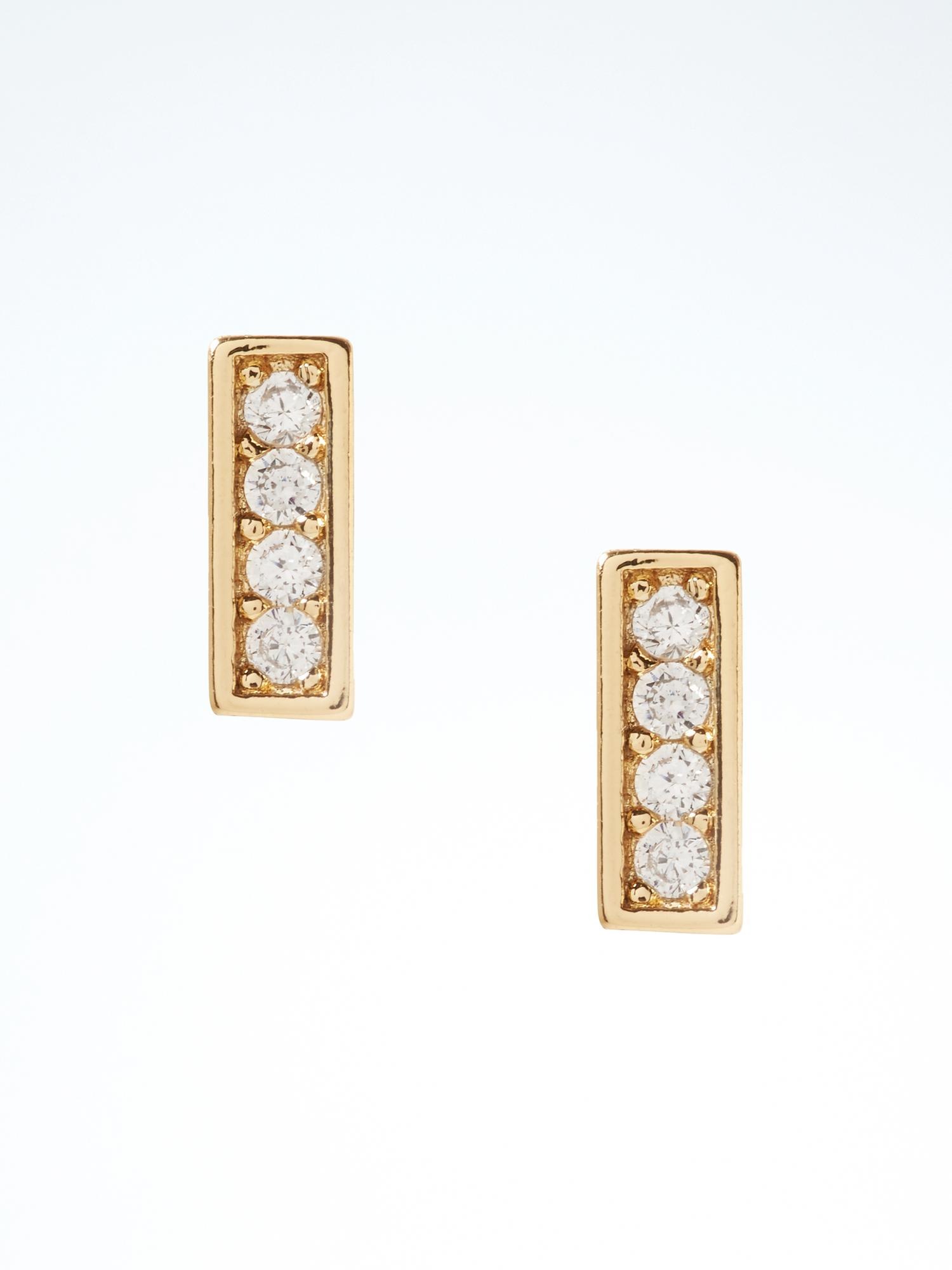 Delicate Bar Stud Earring | Banana Republic