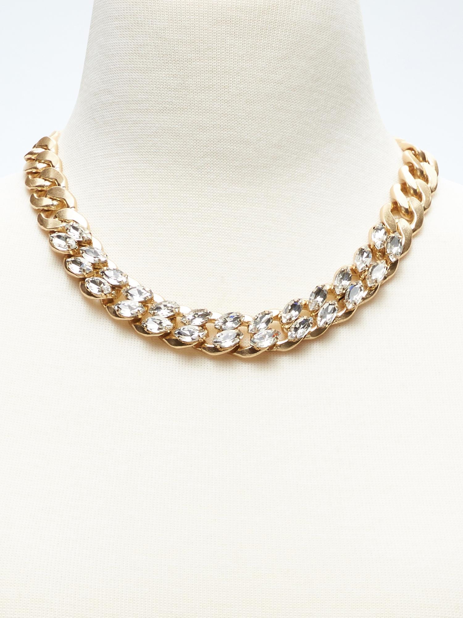 Crystal Link Necklace | Banana Republic