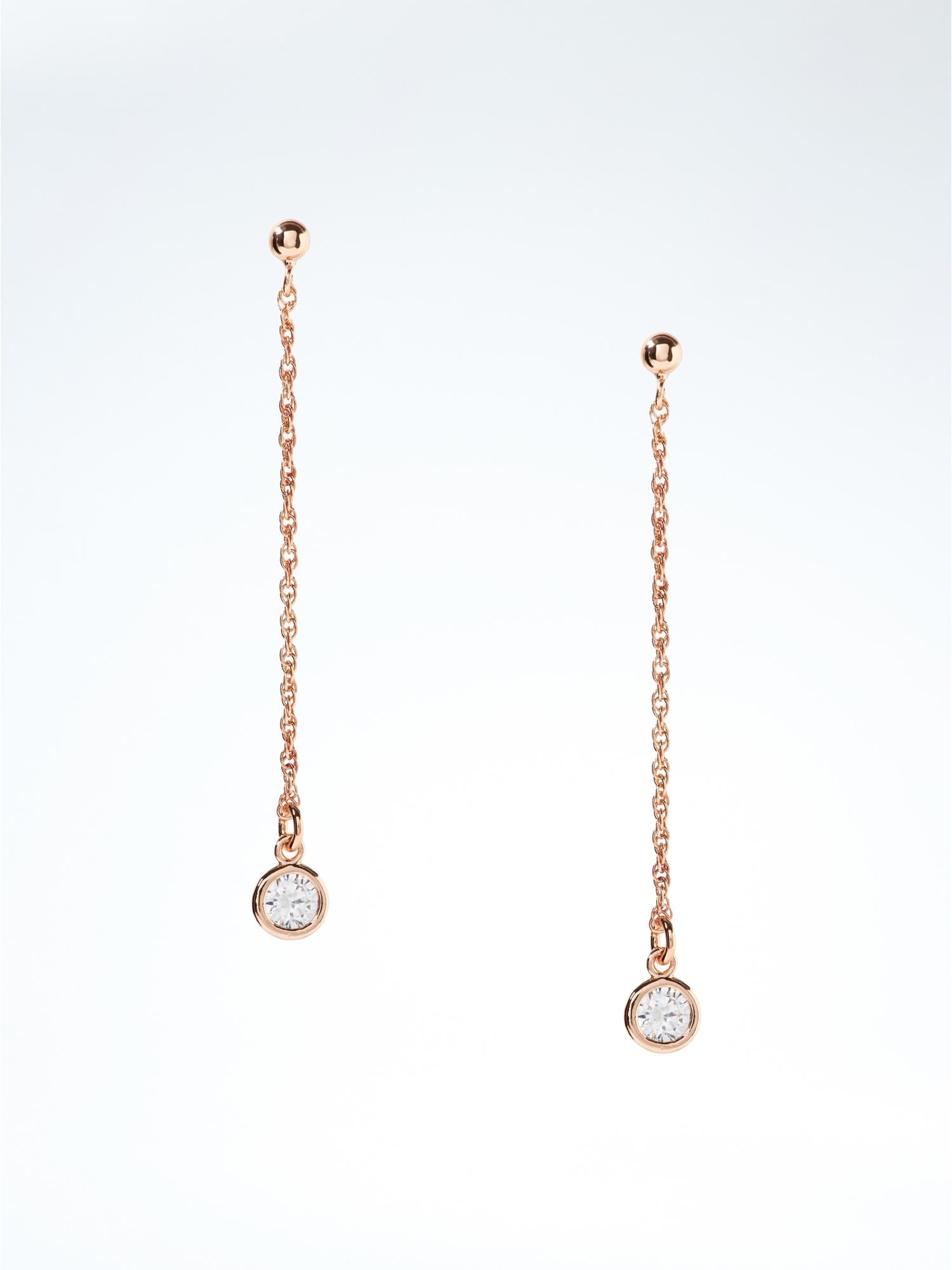 Delicate Bare Stone Line Earring | Banana Republic
