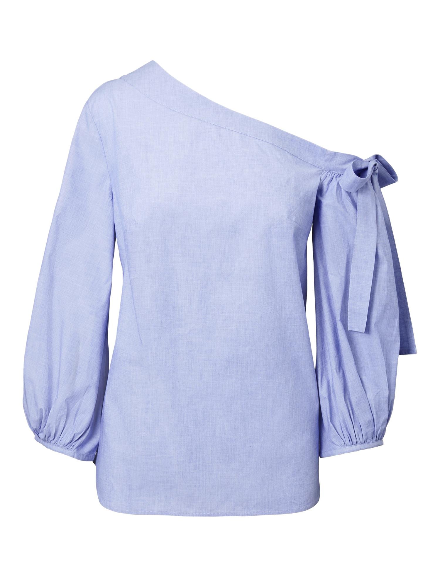 One-Shoulder Bow Top | Banana Republic