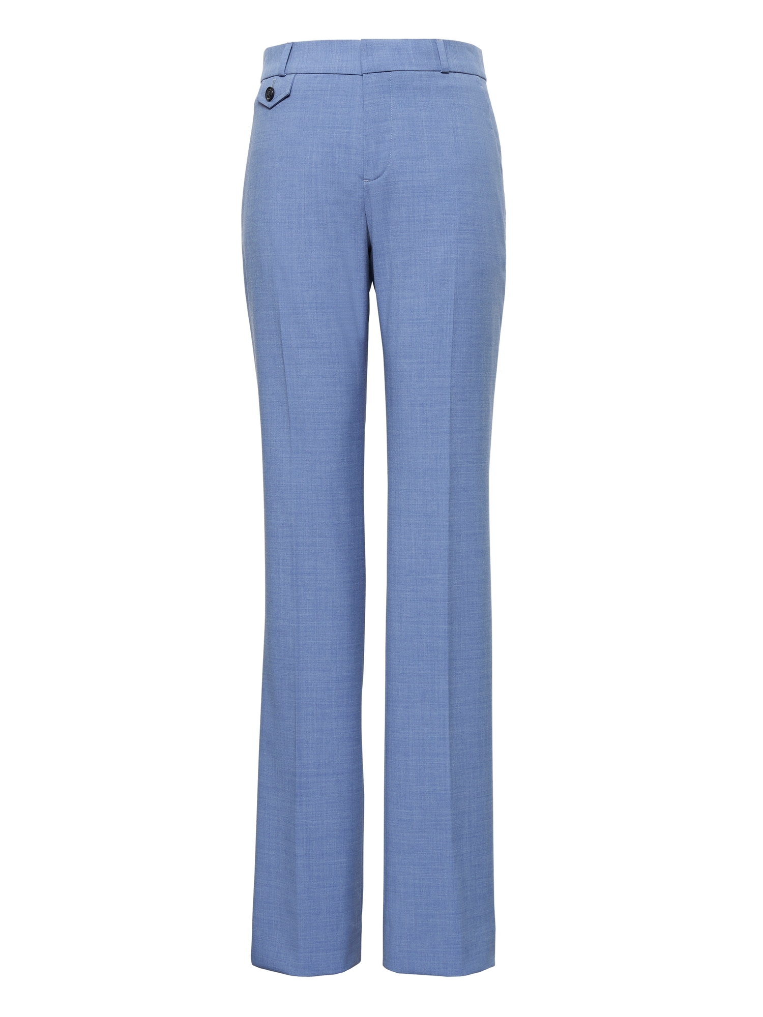 Logan Trouser-Fit Lightweight Wool Pant | Banana Republic