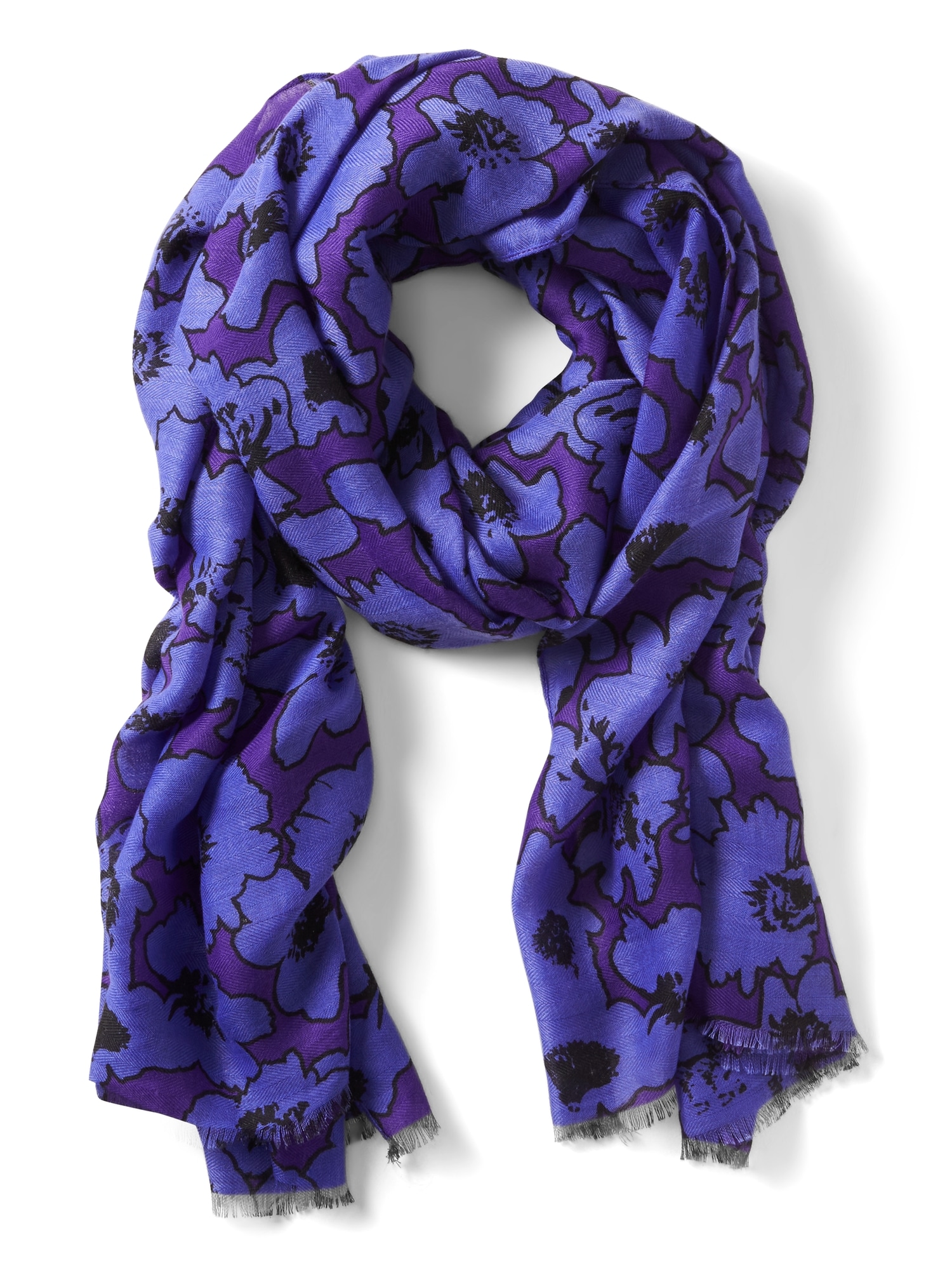 Victoire Floral Rectangular Scarf | Banana Republic