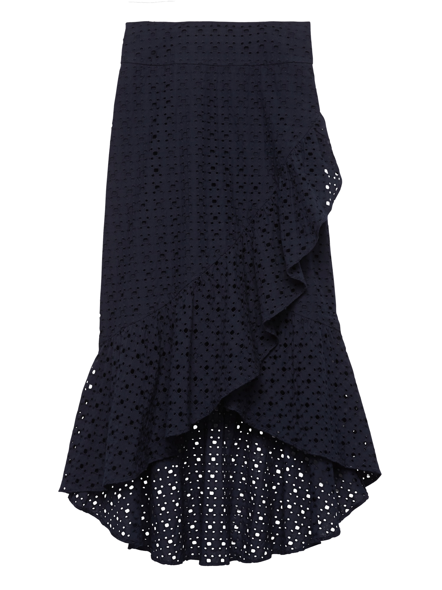 Eyelet Ruffle Skirt | Banana Republic
