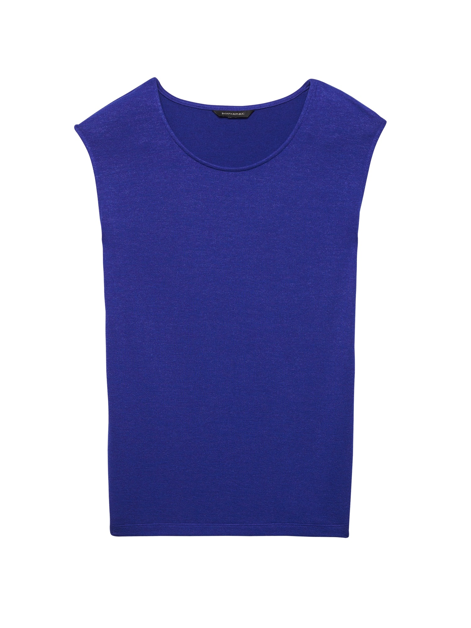 Luxespun Side-Slit T-Shirt | Banana Republic