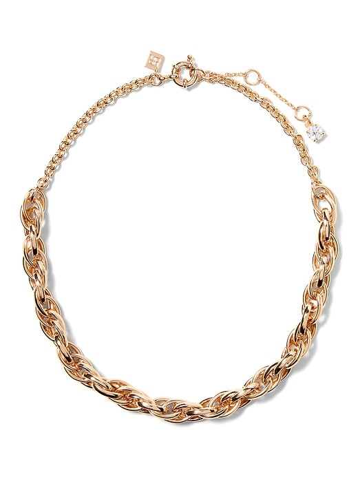 Twisted Link Necklace | Banana Republic