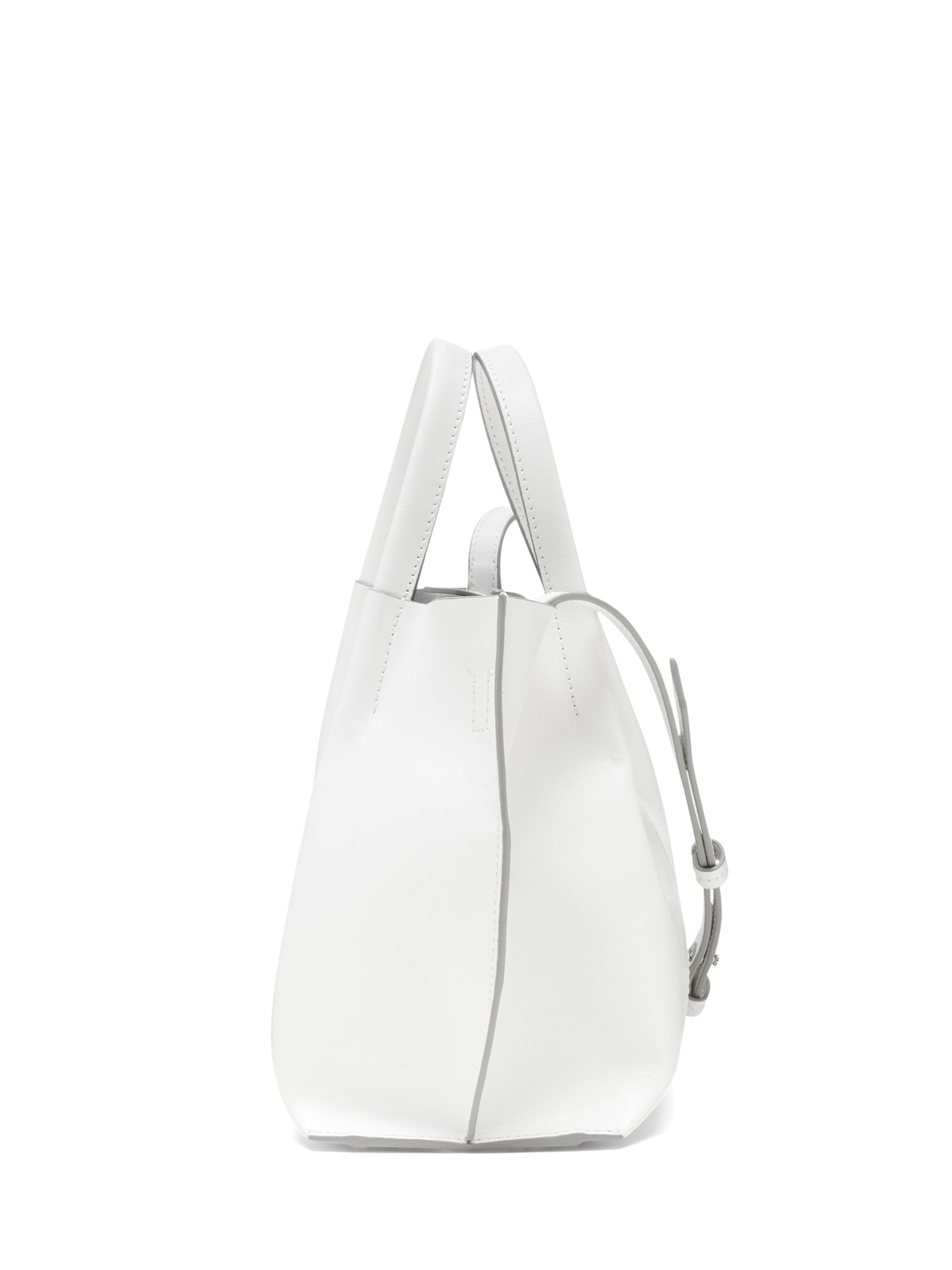 Italian Coated Leather Mini Structured Tote | Banana Republic