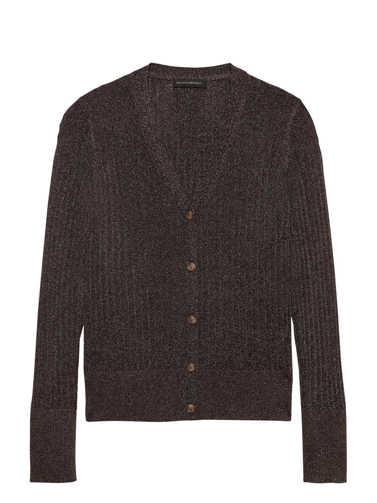 Metallic Cropped Cardigan Sweater | Banana Republic