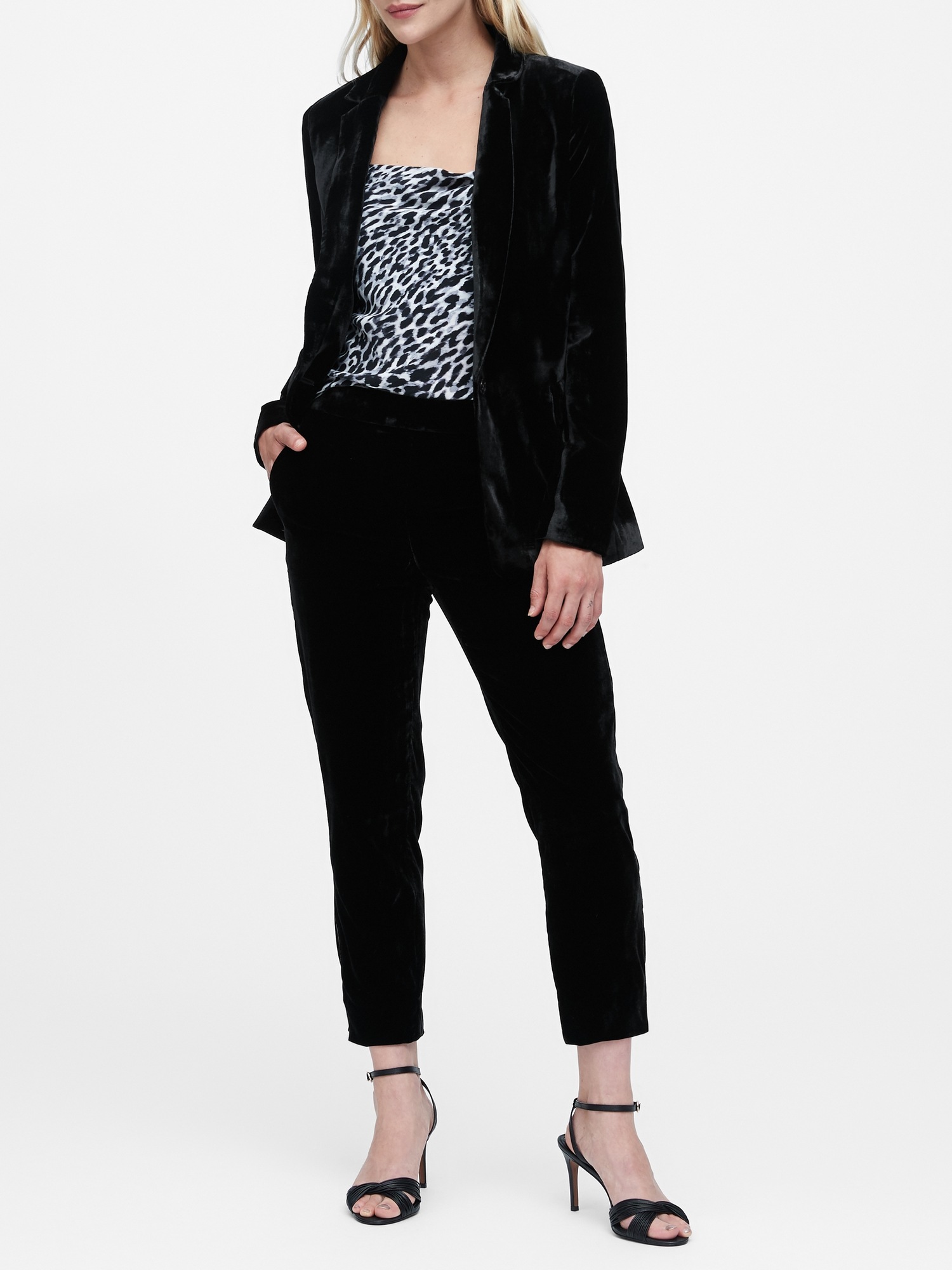 Velvet Soft Blazer | Banana Republic