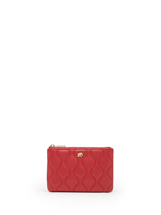 Quilted Keychain Wallet | Banana Republic