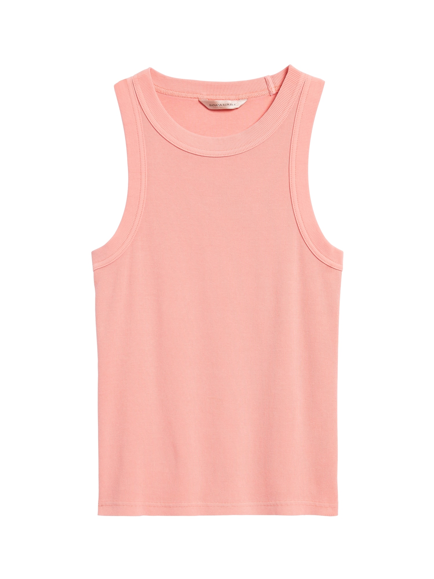 Petite Fitted Ribbed Tank | Banana Republic