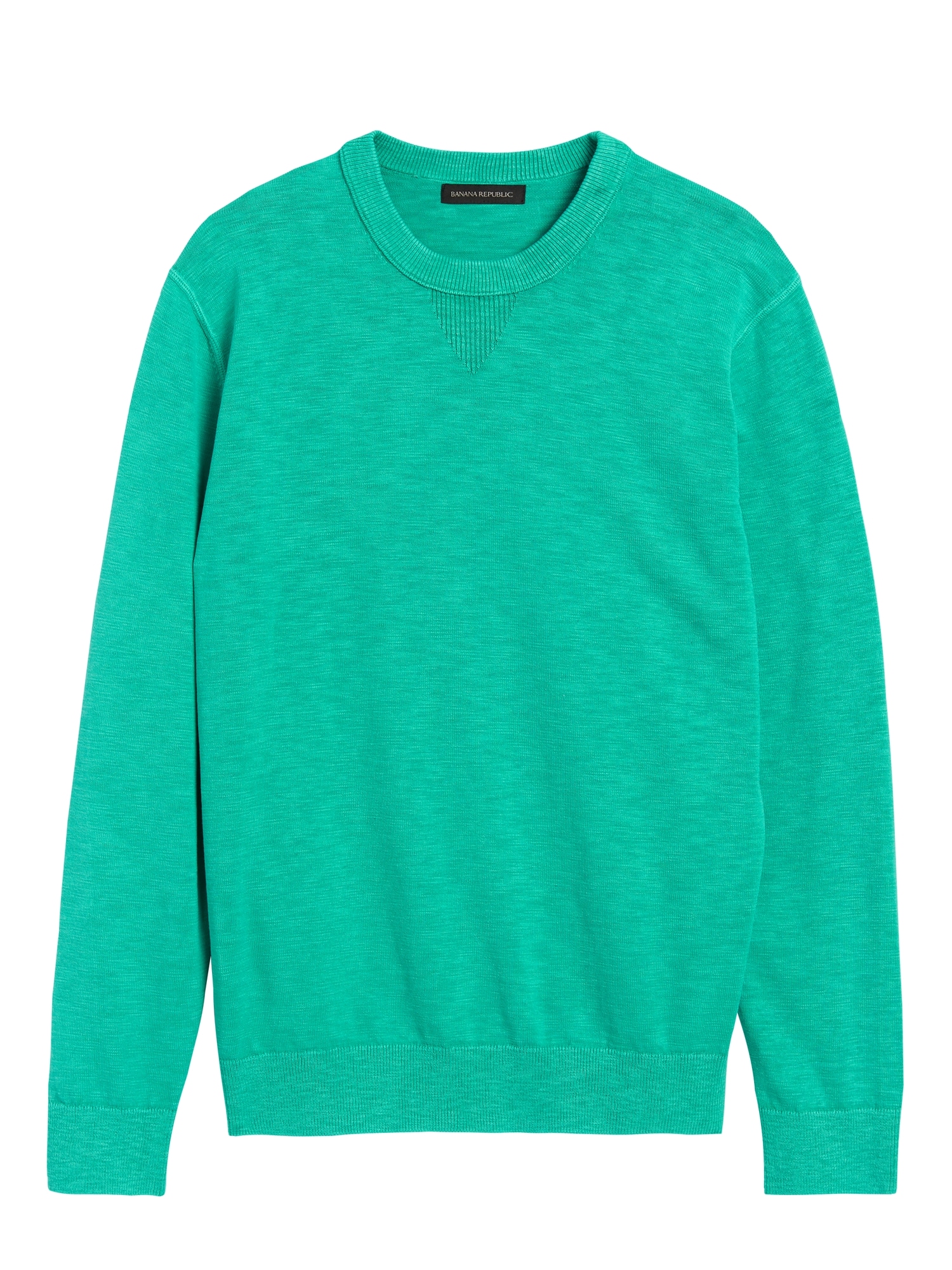 Cotton Crew-Neck Sweater | Banana Republic