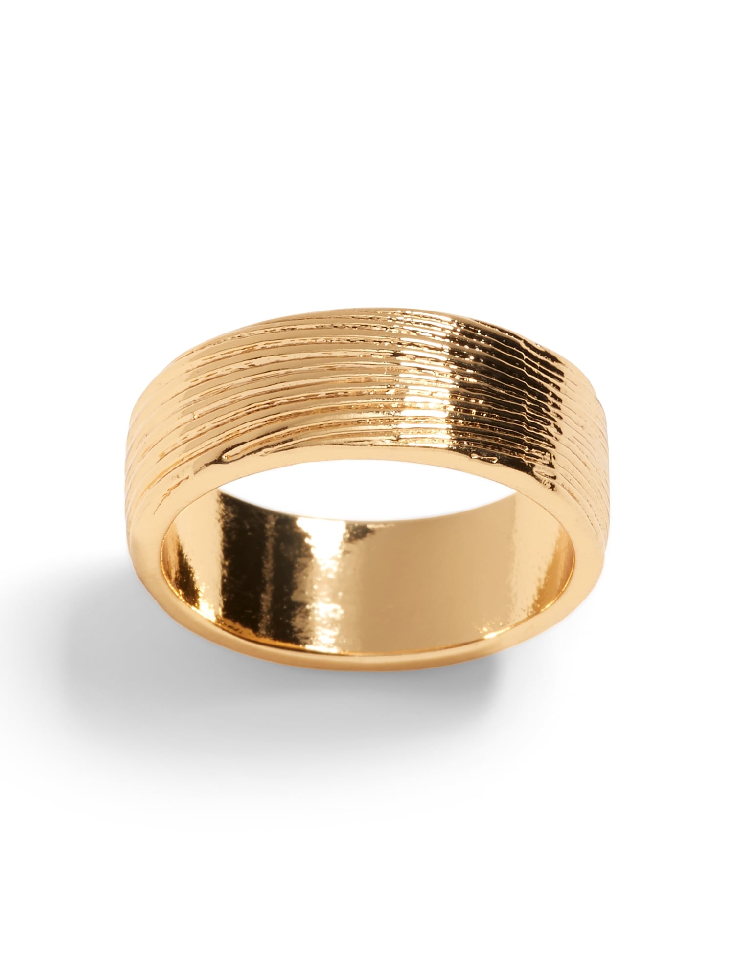 Textured Wide Band Ring | Banana Republic