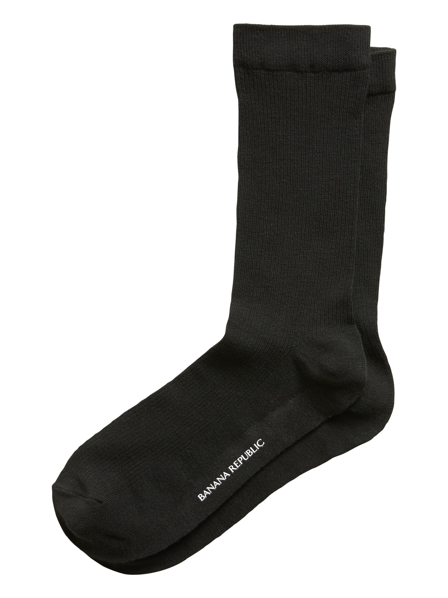 Ribbed Crew Sock | Banana Republic