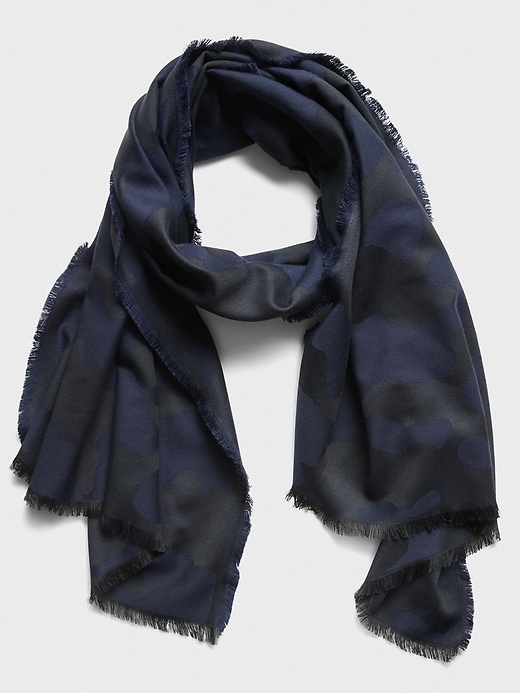 Camo Jacquard Scarf | Banana Republic