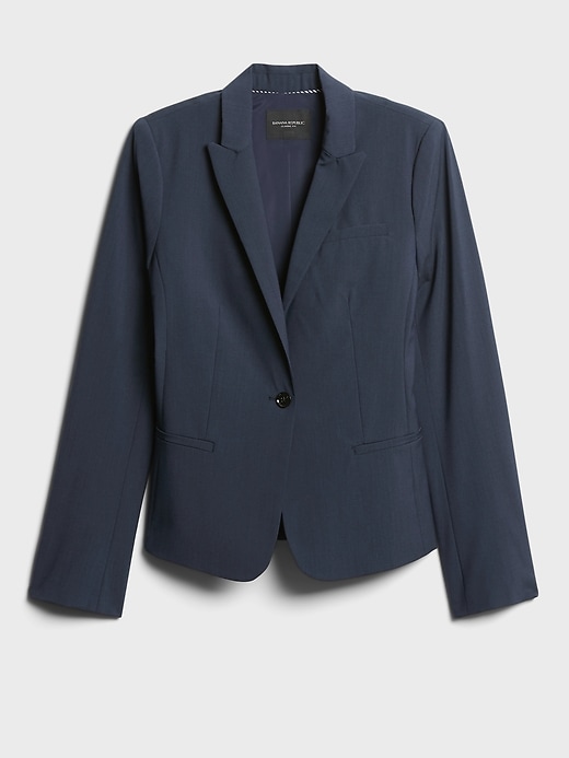Classic-Fit Washable Italian Wool-Blend Blazer | Banana Republic