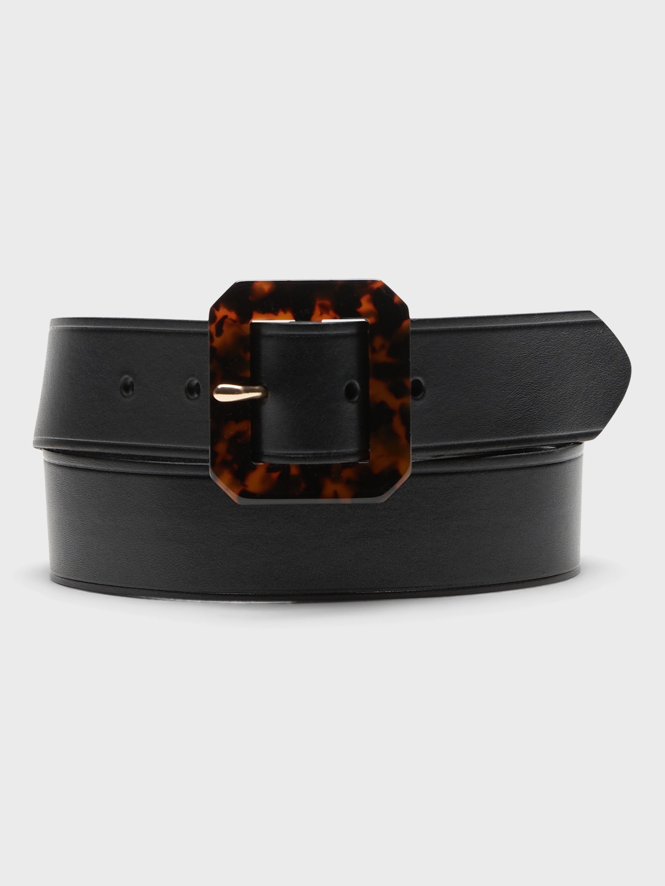Resin Buckle Leather Belt | Banana Republic