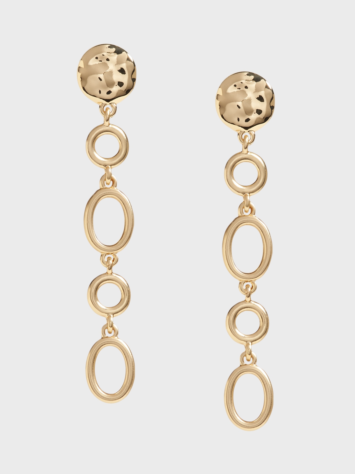 Texture Round Linear Earrings | Banana Republic
