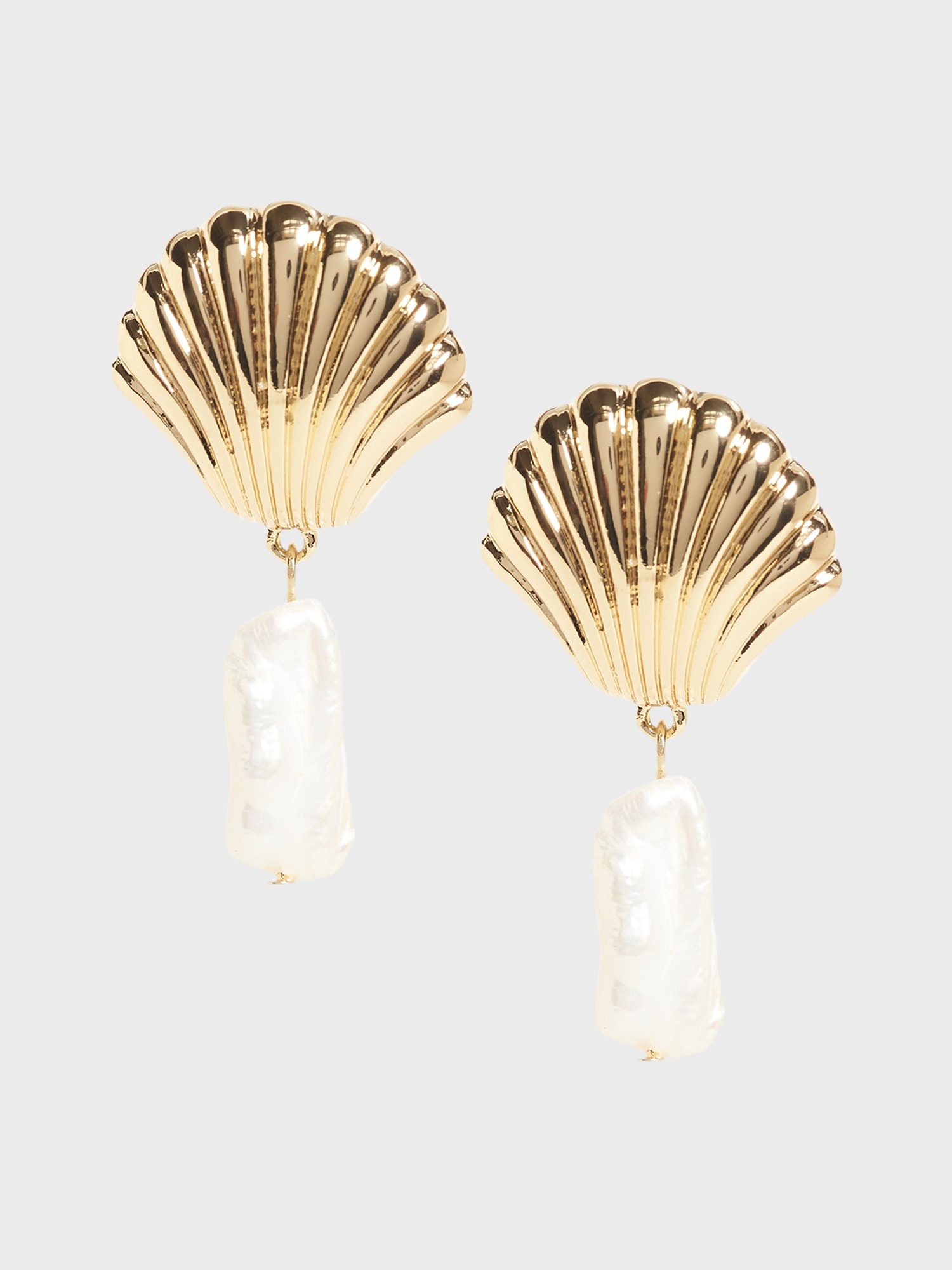 Freshwater Pearl Shell Earrings | Banana Republic