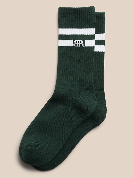 Varsity Stripe Sock with COOLMAX® Technology | Banana Republic
