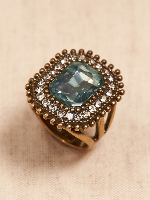Blue Cocktail Ring | Banana Republic