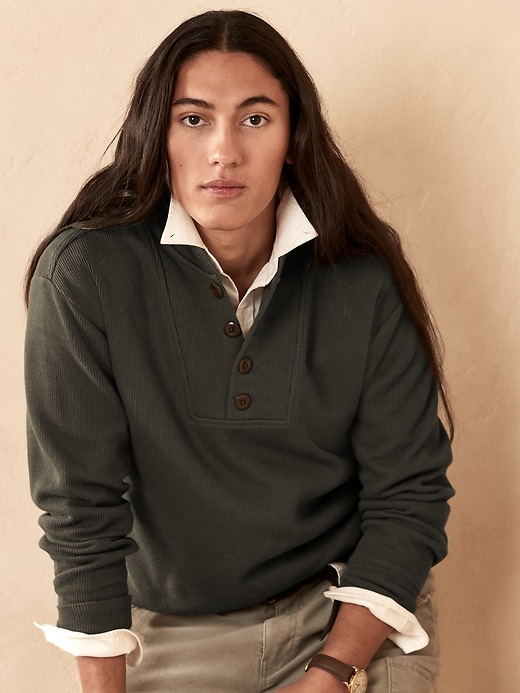 French Rib Sweatshirt | Banana Republic