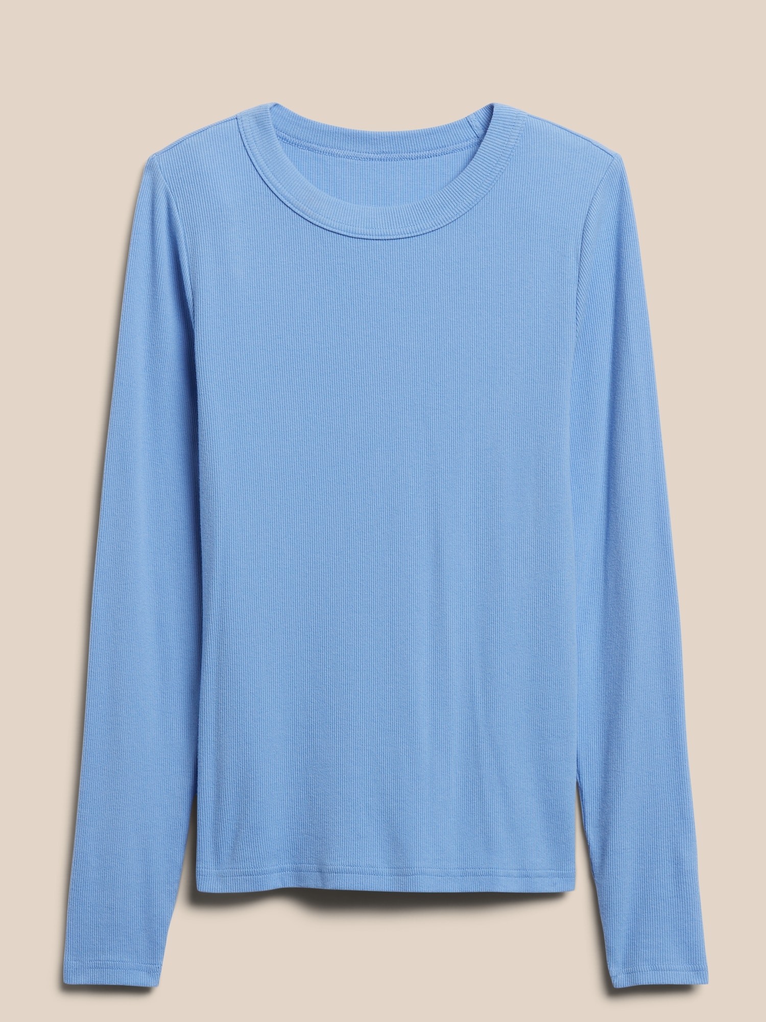 Ribbed Crew-Neck T-Shirt | Banana Republic