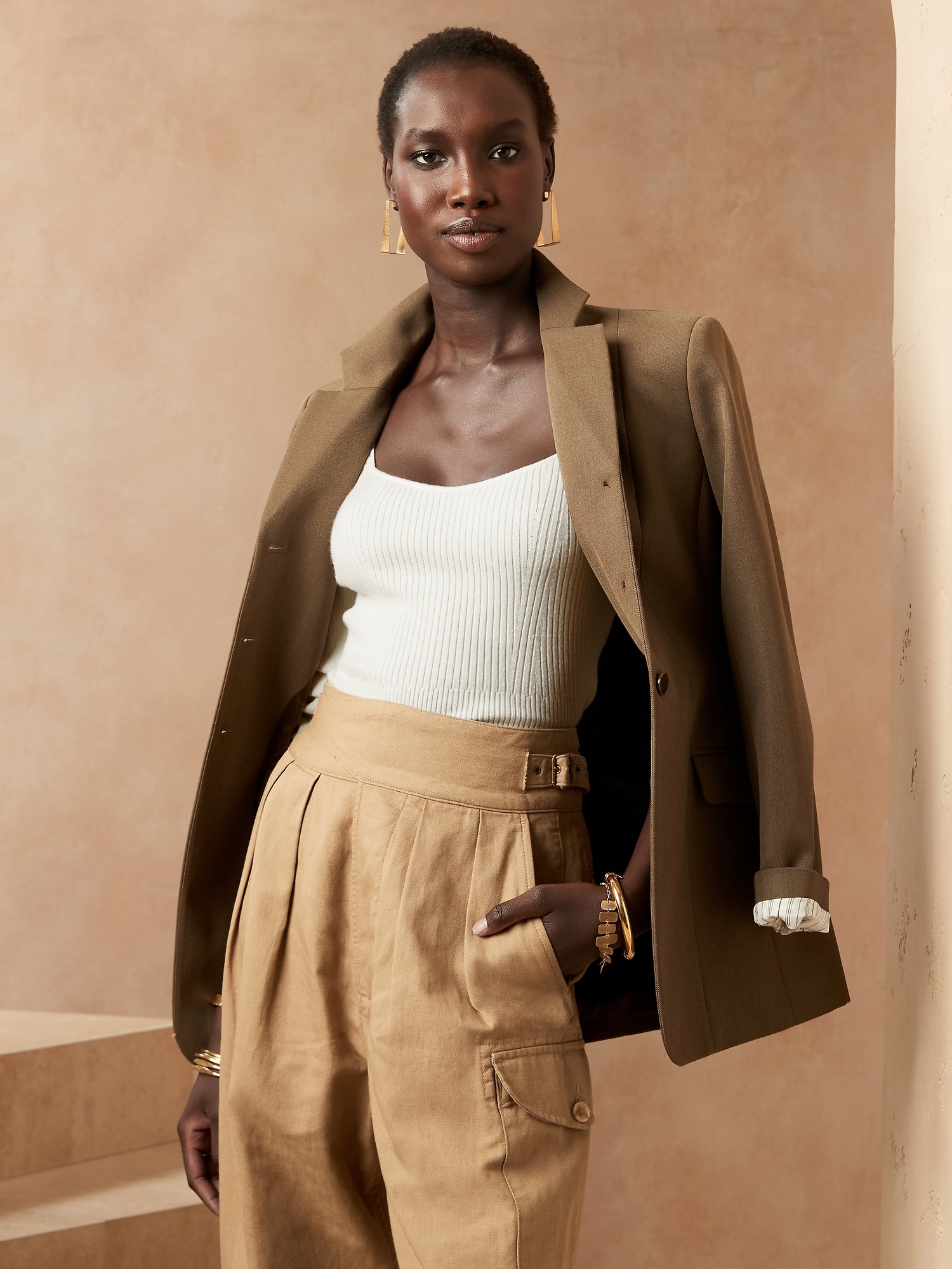 Portrait-Neck Sweater Top | Banana Republic