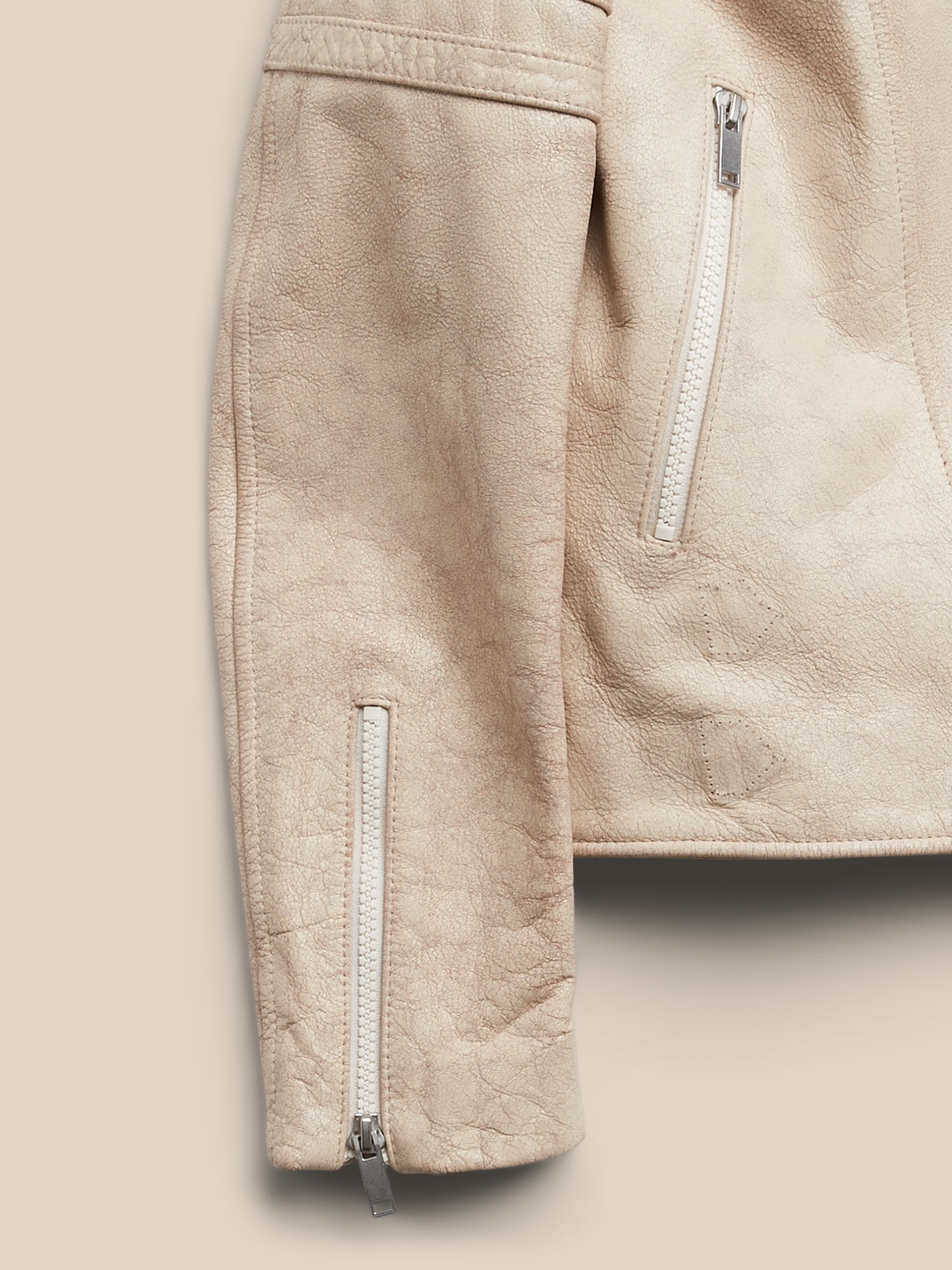 Leather Motocross Jacket | Banana Republic