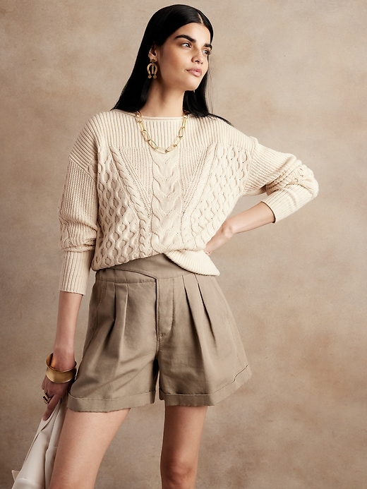 Cotton-Hemp Sweater | Banana Republic
