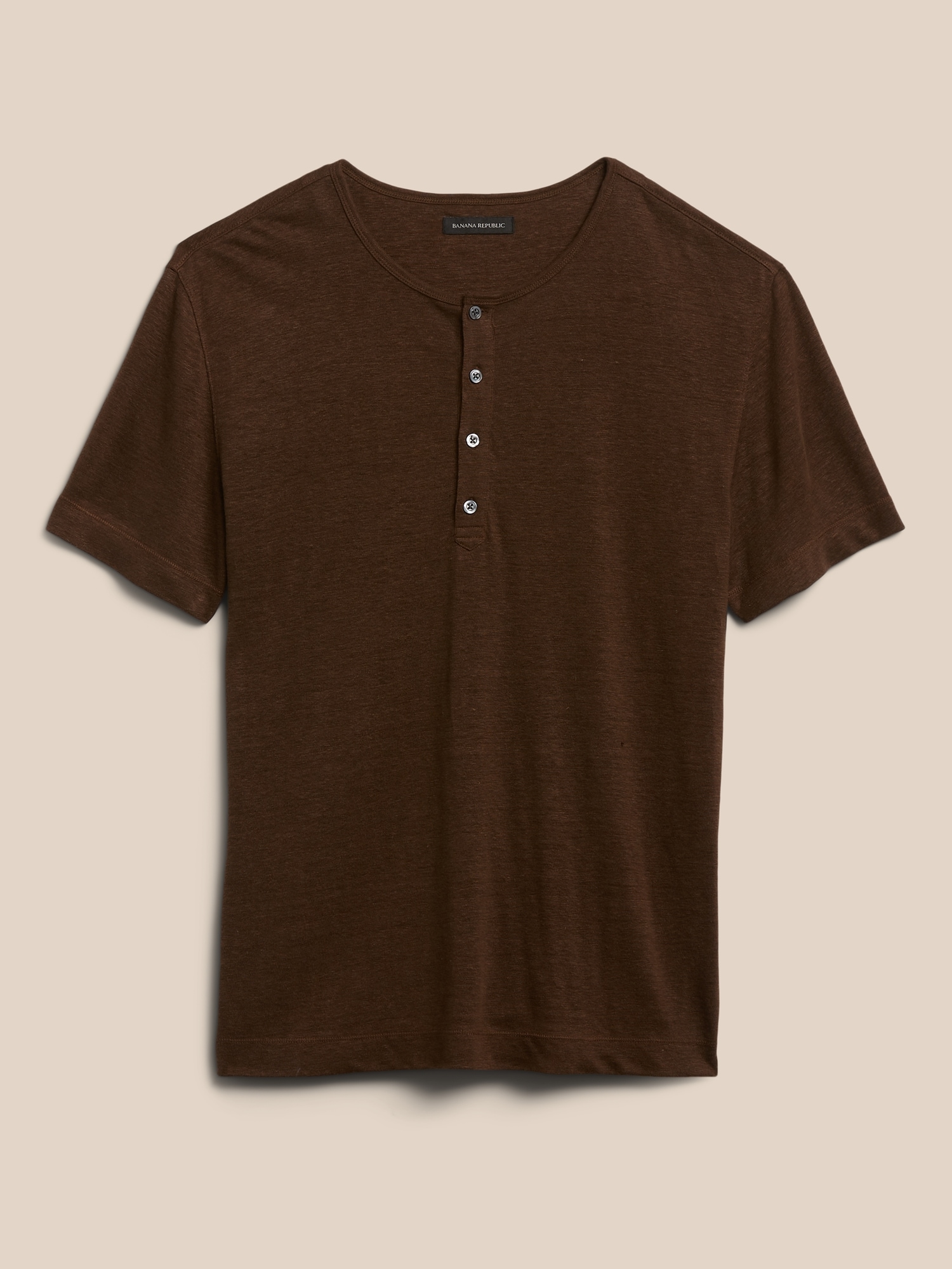 Linen Henley | Banana Republic