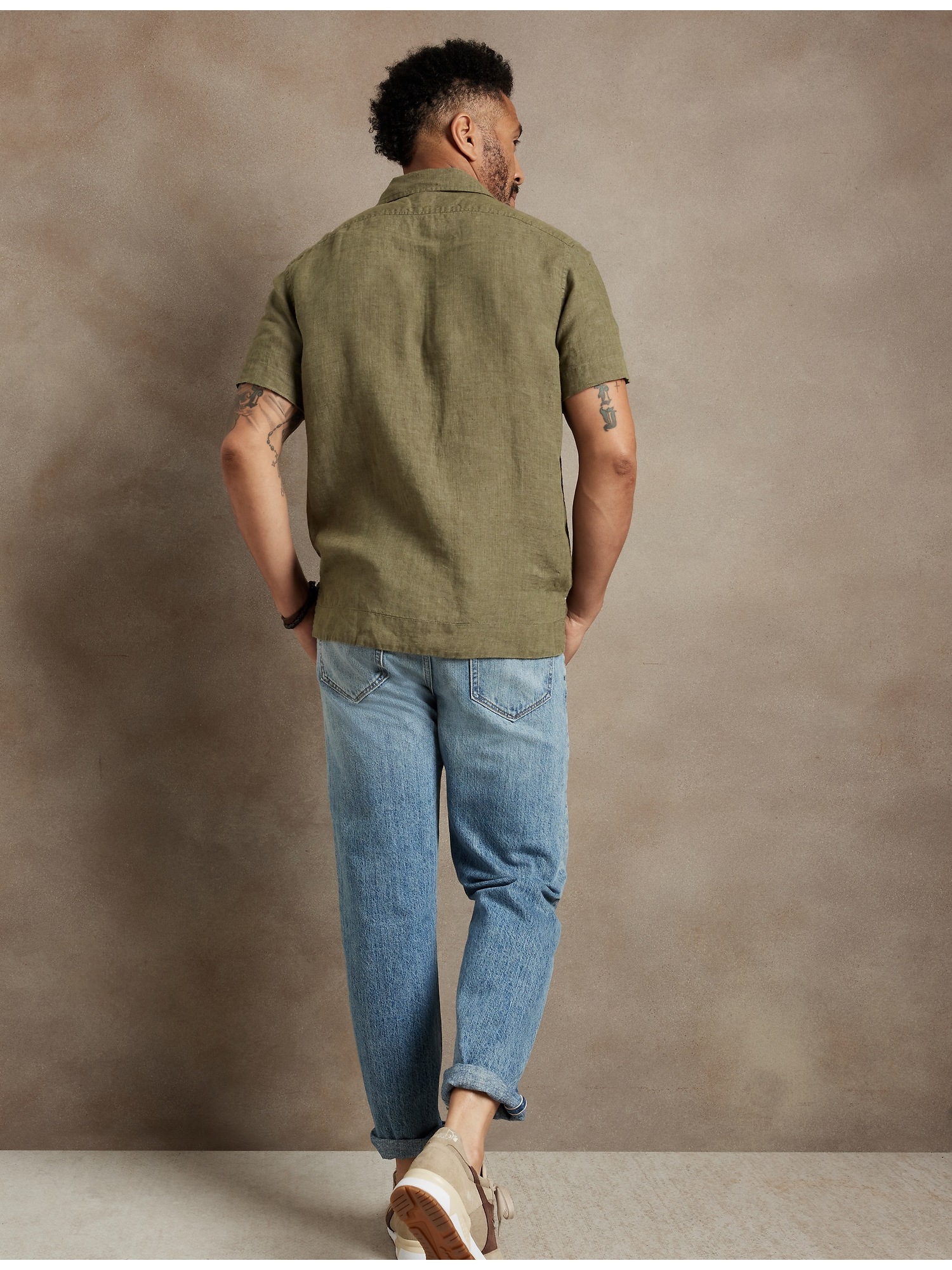 Linen Resort Shirt | Banana Republic