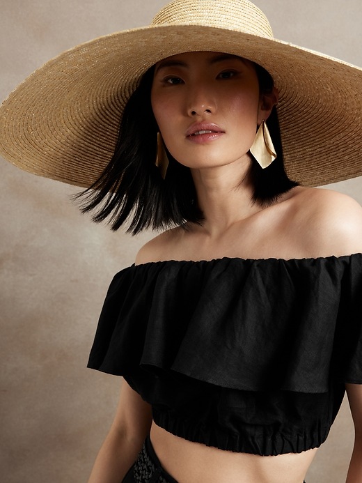 Meridian Linen Top | Banana Republic