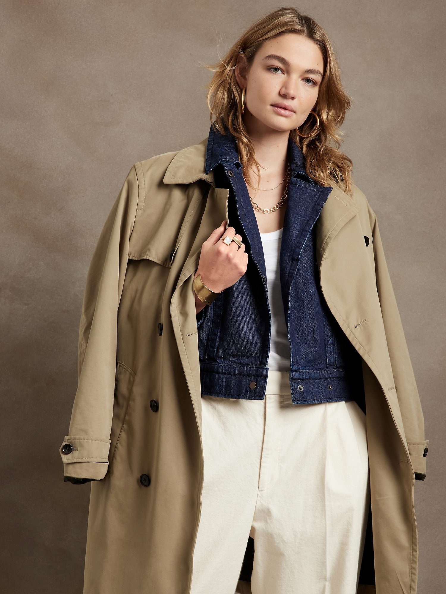 Amelia Denim Flight Jacket | Banana Republic
