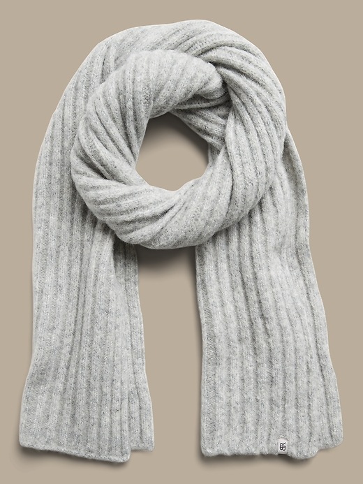Soft Ribbed Scarf | Banana Republic
