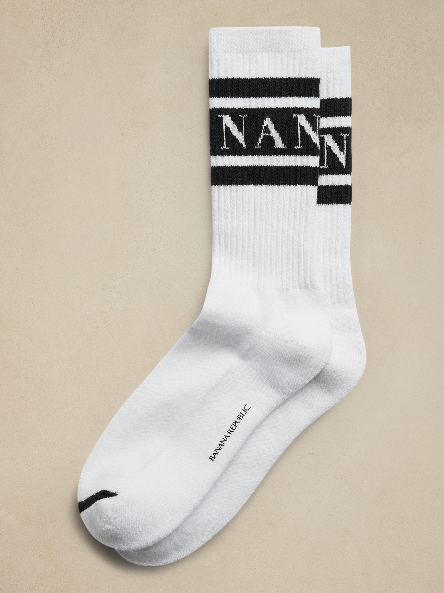 Logo Crew Sock | Banana Republic